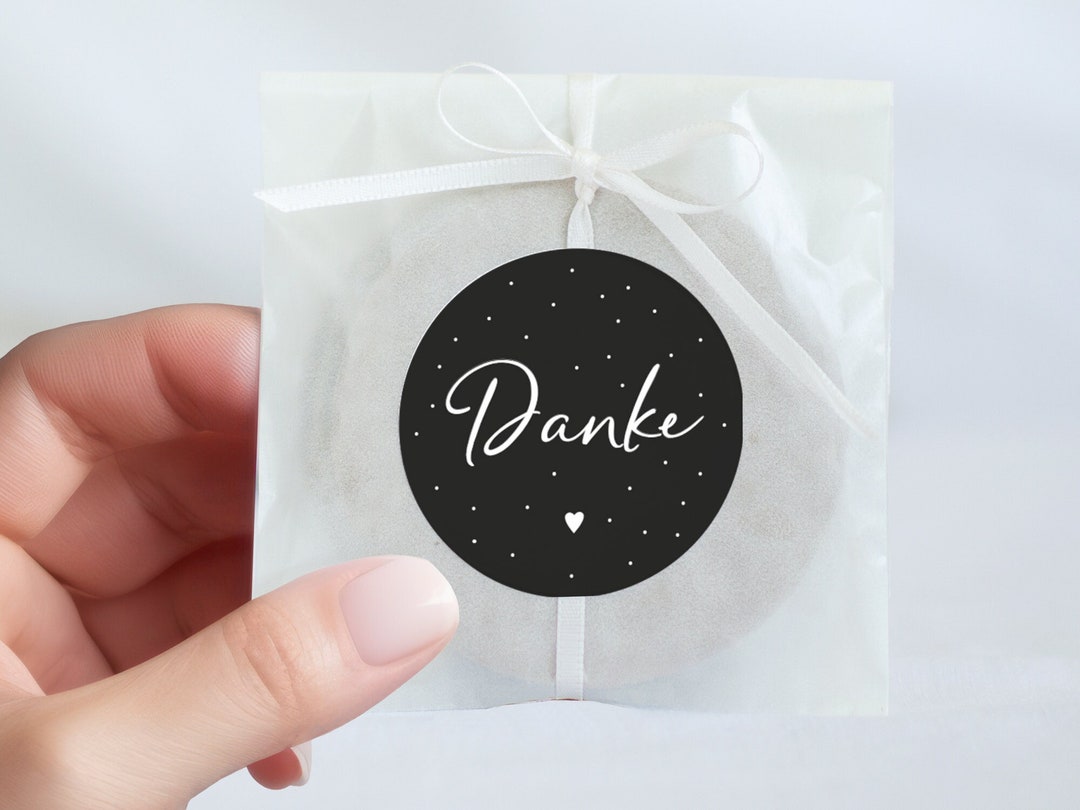 THANK YOU Sticker Thank You Stickers, Thank You Gift, Cookies, Mail ...