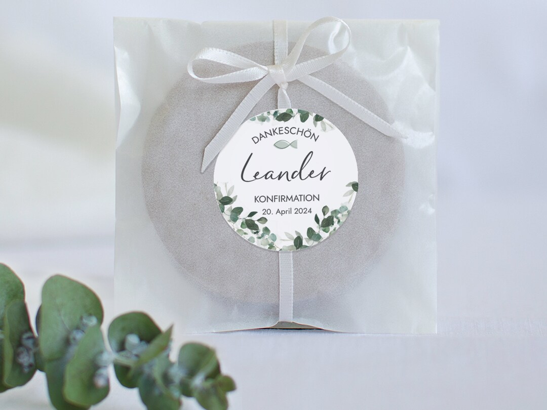 CONFIRMATION THANK YOU Sticker Personalized 24x Thank You Stickers ...