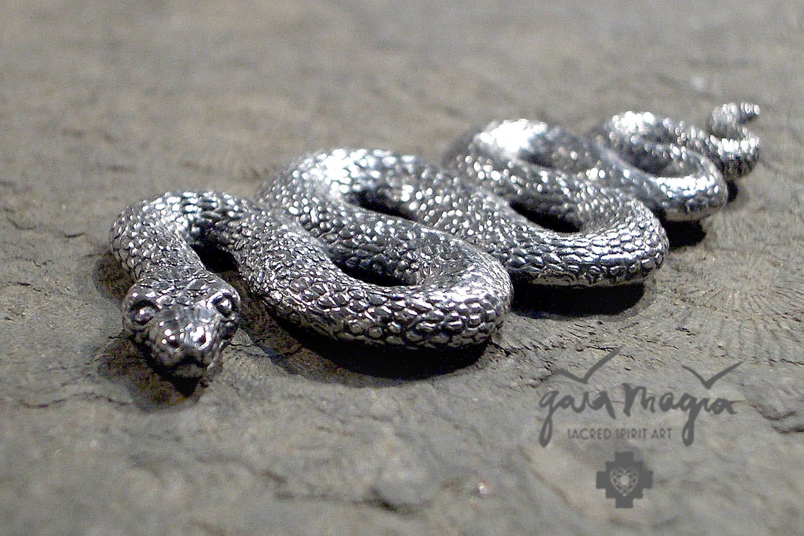 Snake Sculpture, Power Animal AMARU, Snake Totem, Power Animal ...