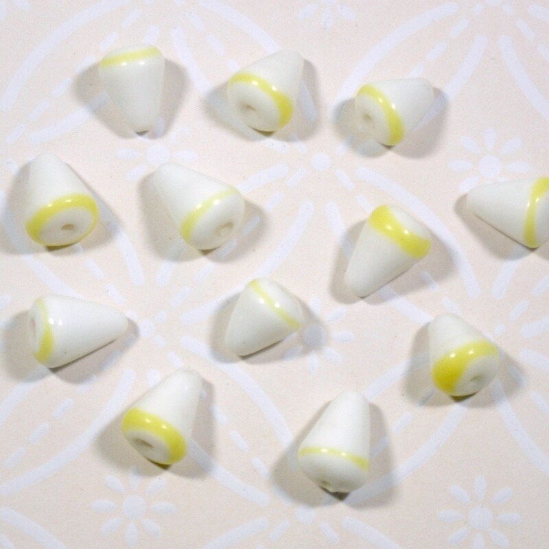 Glass Cone Beads - Etsy
