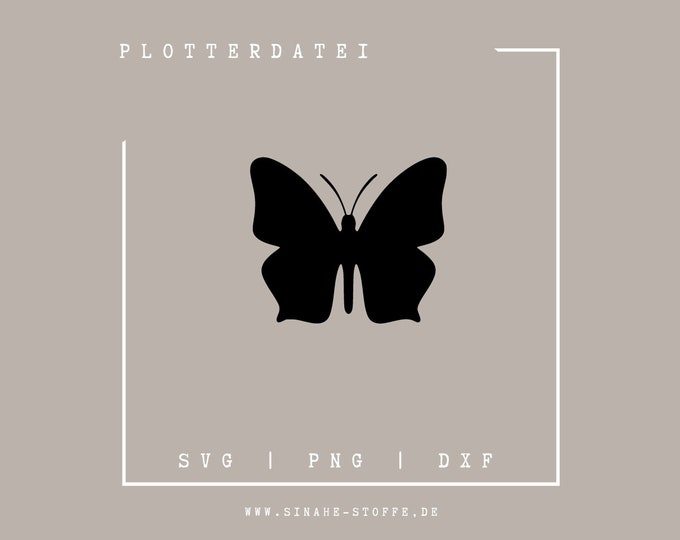 Plotter File Butterfly Png SVG DXF Cricut Silhouette Butterfly - Etsy