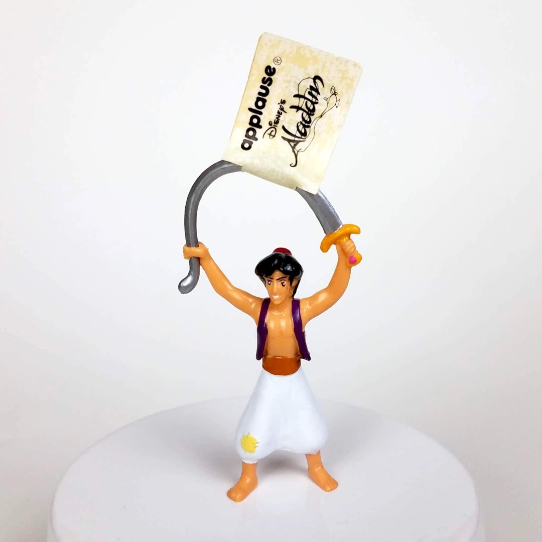 90s Aladdin With Sword Keychain Vintage Disney Applause Key - Etsy