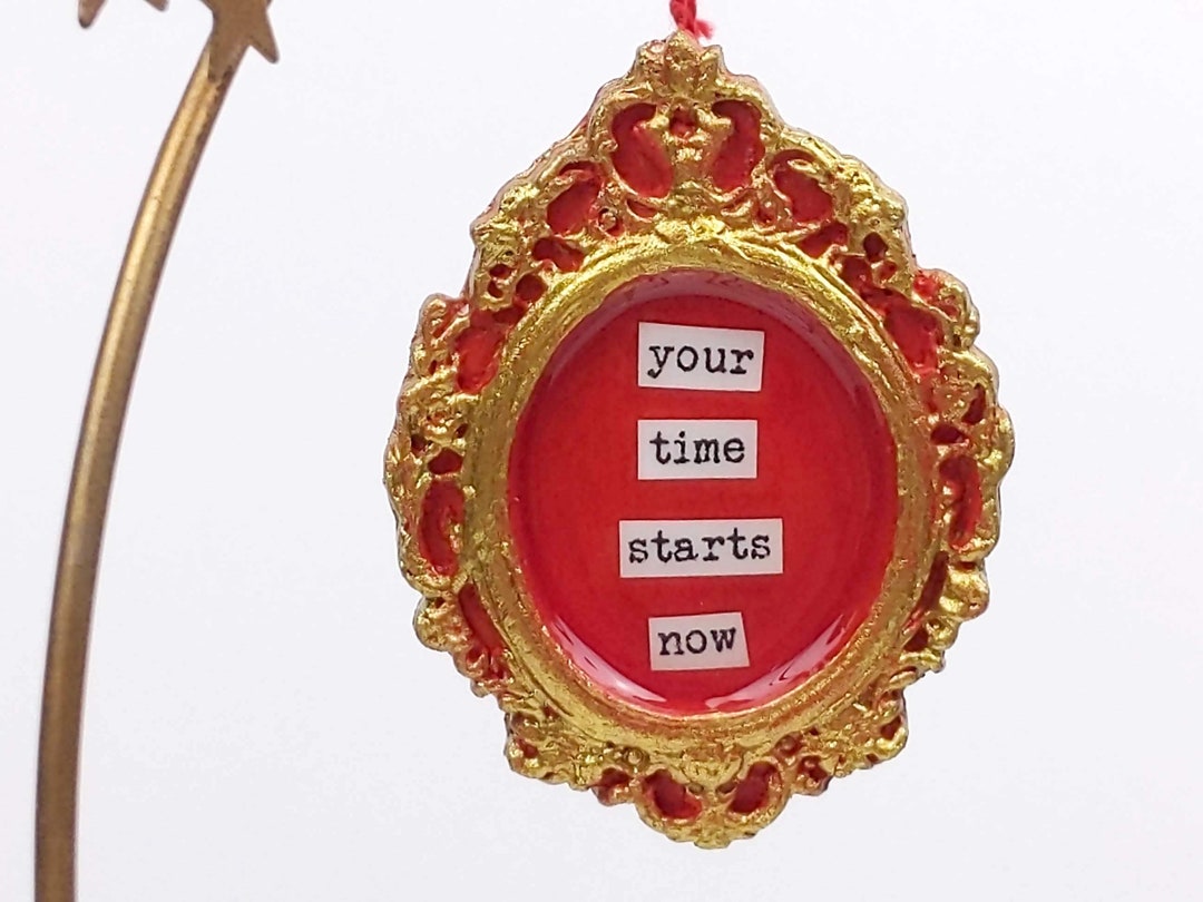 Taskmaster Quote Ornament: Your Time Starts Now, All the Information is ...