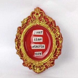 Your Time Starts Now Taskmaster Quote Magnet Not a Bad Guy - Etsy