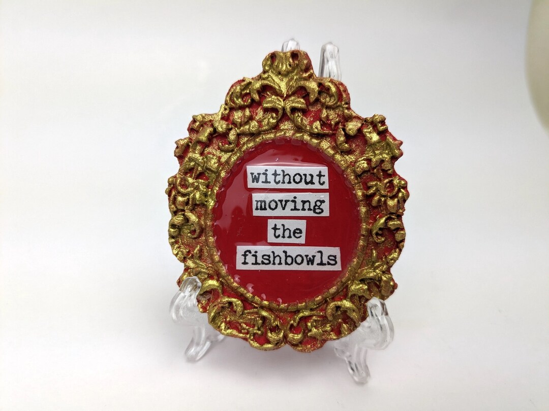 Taskmaster Quote Magnet: Your Time Starts Now, Fishbowls, Chutzpah ...