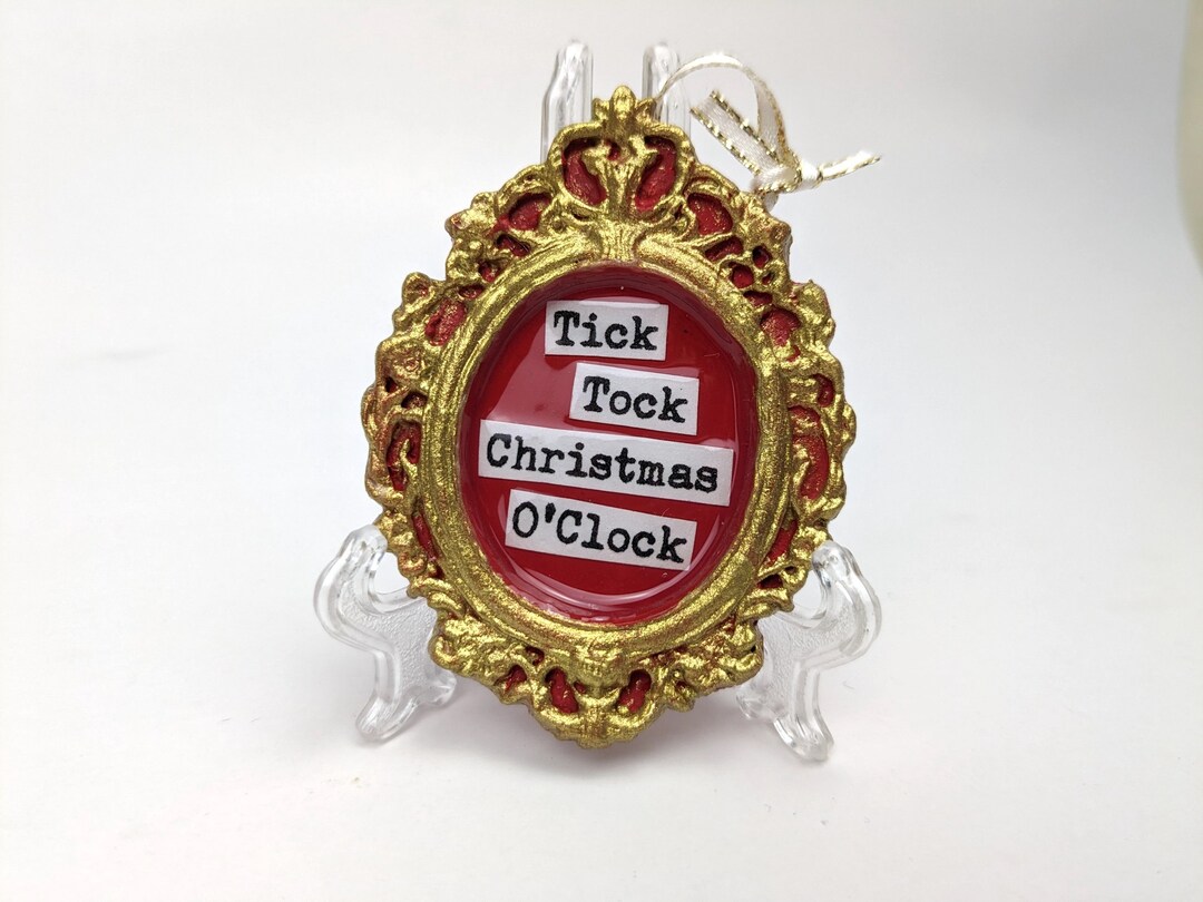 Taskmaster Christmas Ornament: Tick Tock O'clock Time - Etsy