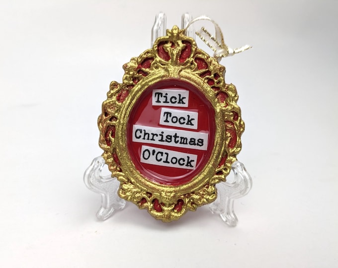 Taskmaster Christmas Ornament: Tick Tock O'clock, Time Starts Now ...