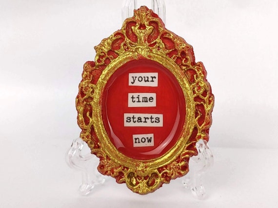 Your Time Starts Now Taskmaster Quote Magnet Not a Bad Guy - Etsy