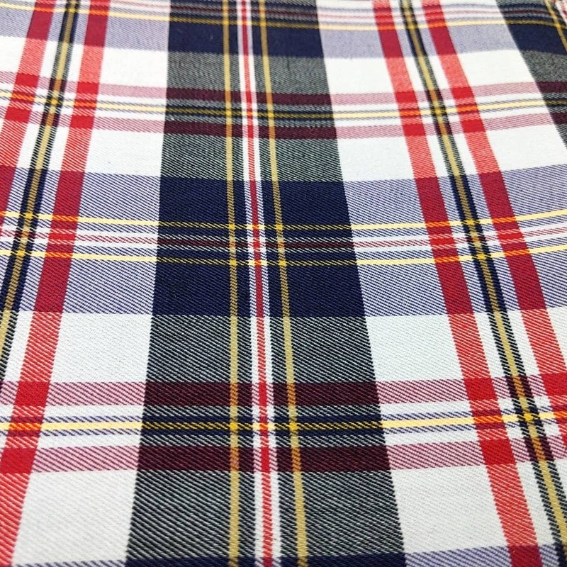 Stretch Plaid Fabric - Etsy