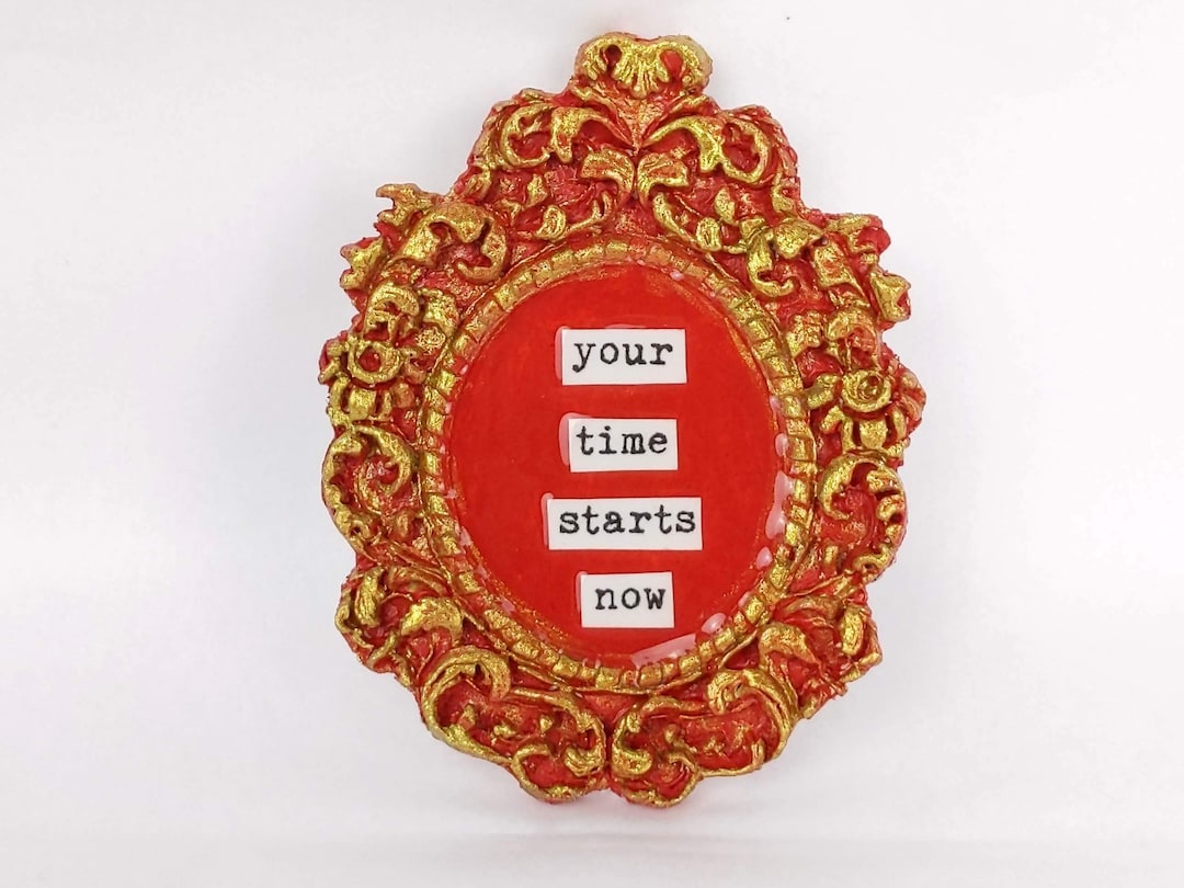 Taskmaster Your Time Starts Now Quote Magnet Decor, Tree Wizard ...