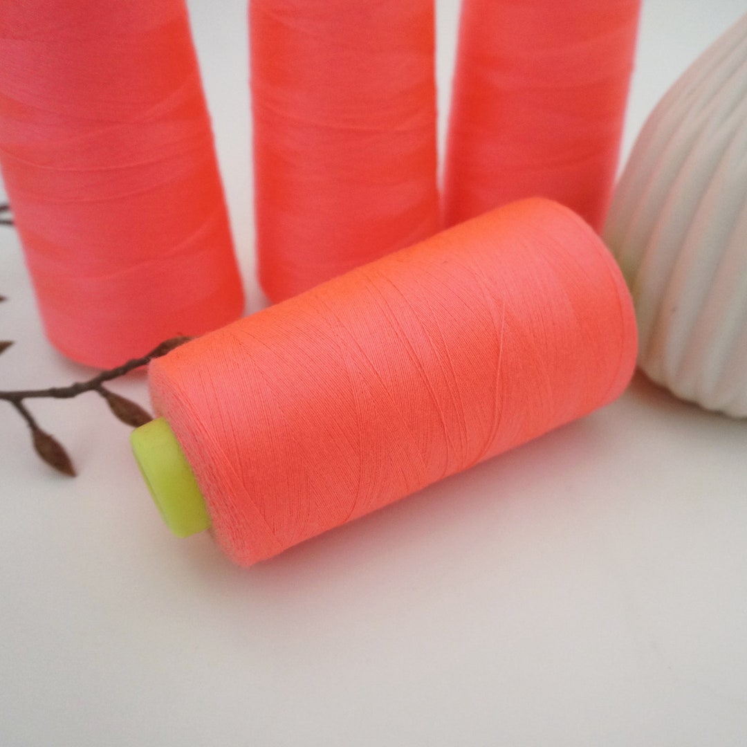 Overlock Thread 4 Cones Neon Pink Package 4 X 3000 Yards - Etsy
