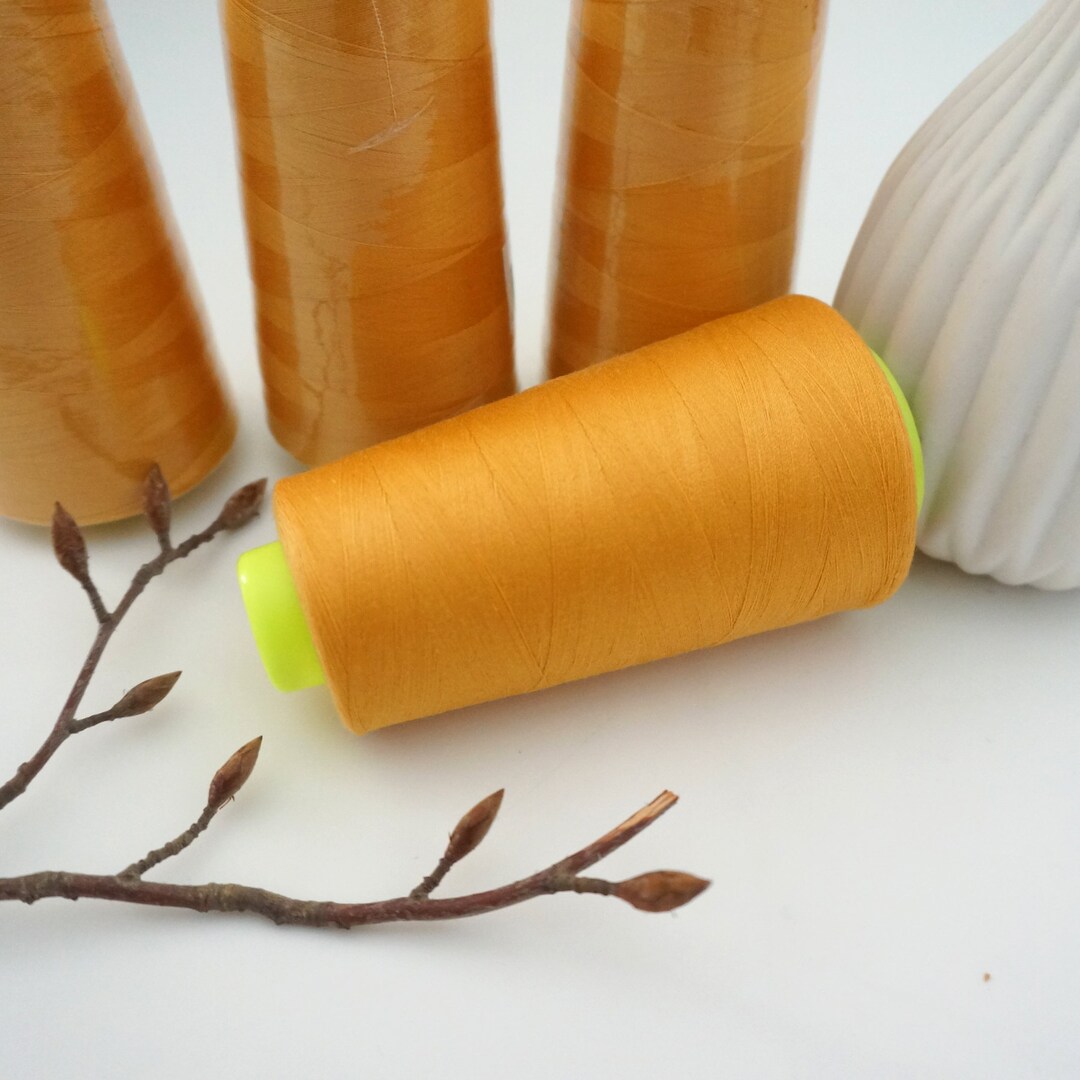 Overlock Thread, 4 Cones, Corn mustard, Package, 4 X 3000 Yards - Etsy
