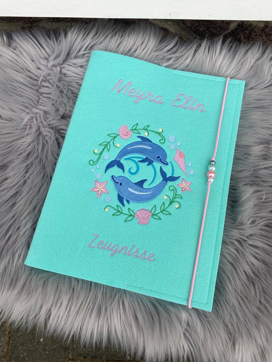Dolphin Certificate Folder - Etsy