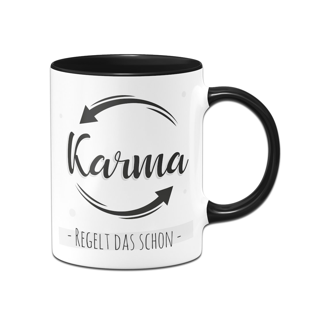 Tasse - Karma Regelt Das Schon - Etsy