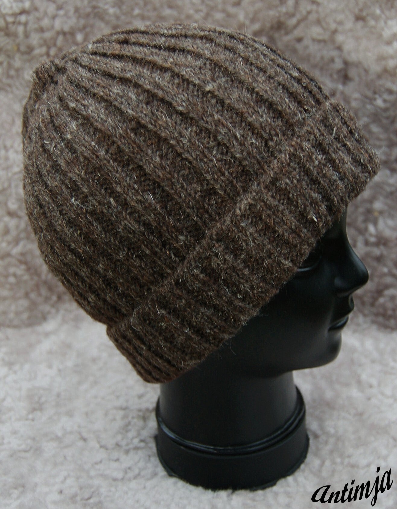 Winter Wollmütze Strick Mütze Unisex Grau Warme Strickmütze | Etsy