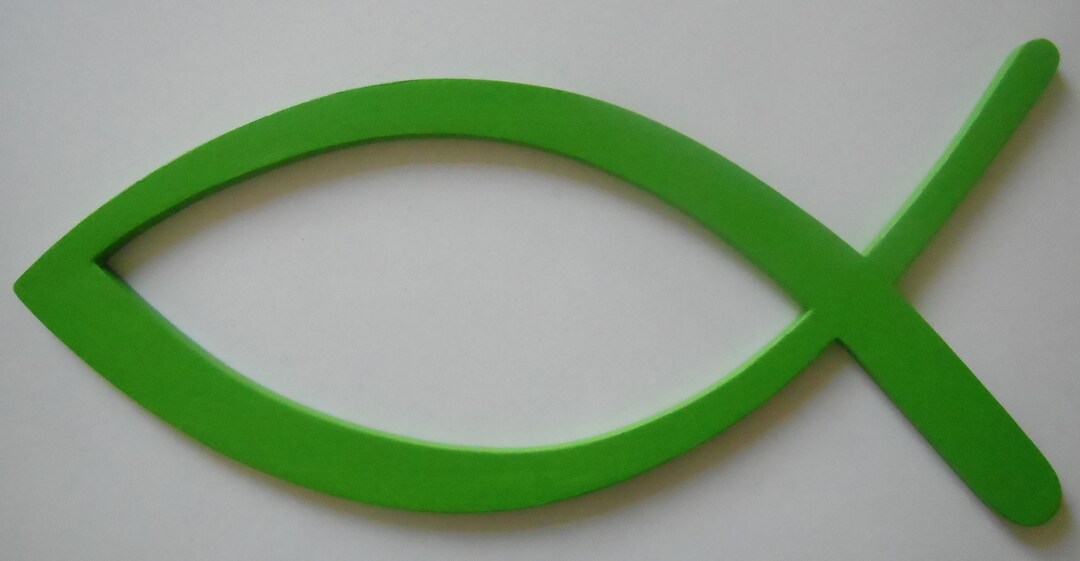 Wooden Jesus Fish Communion/confirmation/birth/baptism, 35 Cm - Etsy