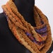 Knitted Lace Scarf, Infinity Loop Scarf, Circle Neck Warmer Snood - Etsy