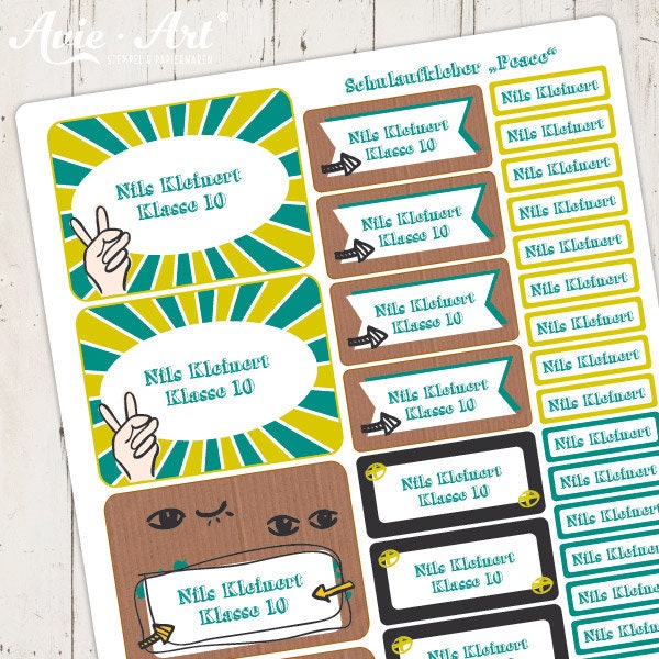 Name Stickers for Kids School Stickers Gift Enrollment - Etsy UK