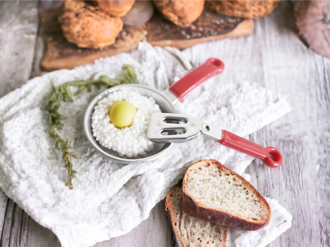 Pfanne mit Spiegelei Mini Kochset Kochgeschirr Wichtel - Etsy.de