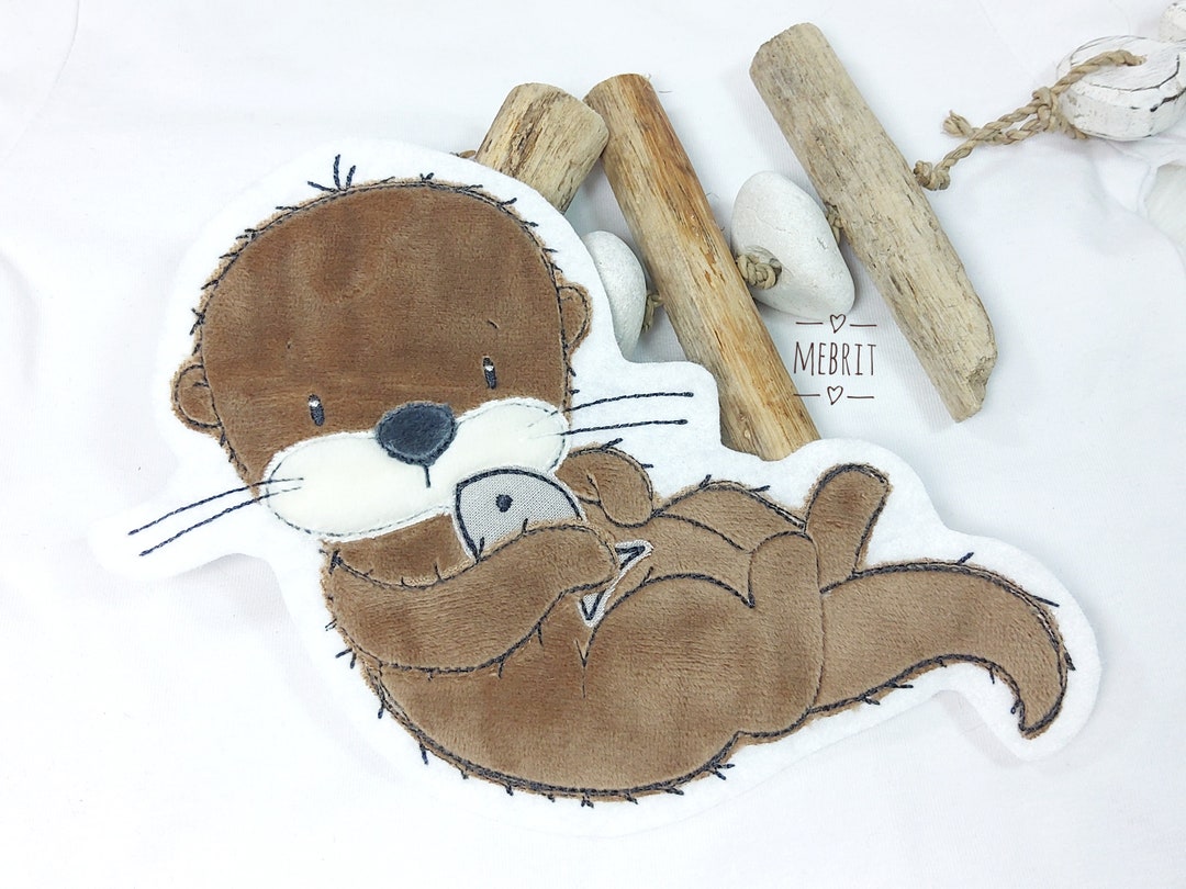 Large Otter Application, Patches, Patches, Iron-on Application ...