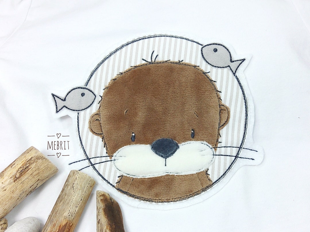 Large Otter Application, Patches, Patches, Ironing Application ...