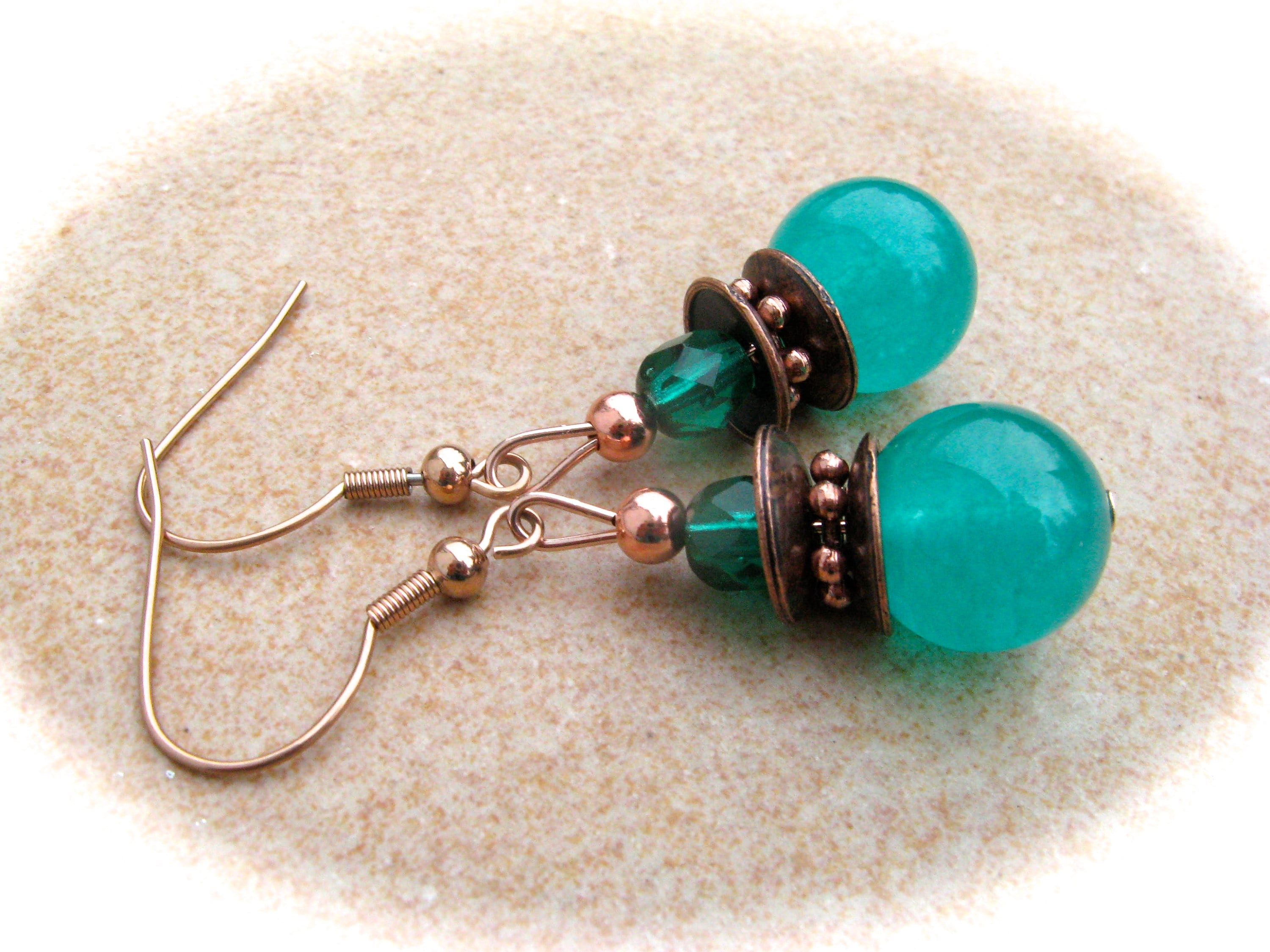 Noble jade earrings stone earrings gemstone earrings | Etsy