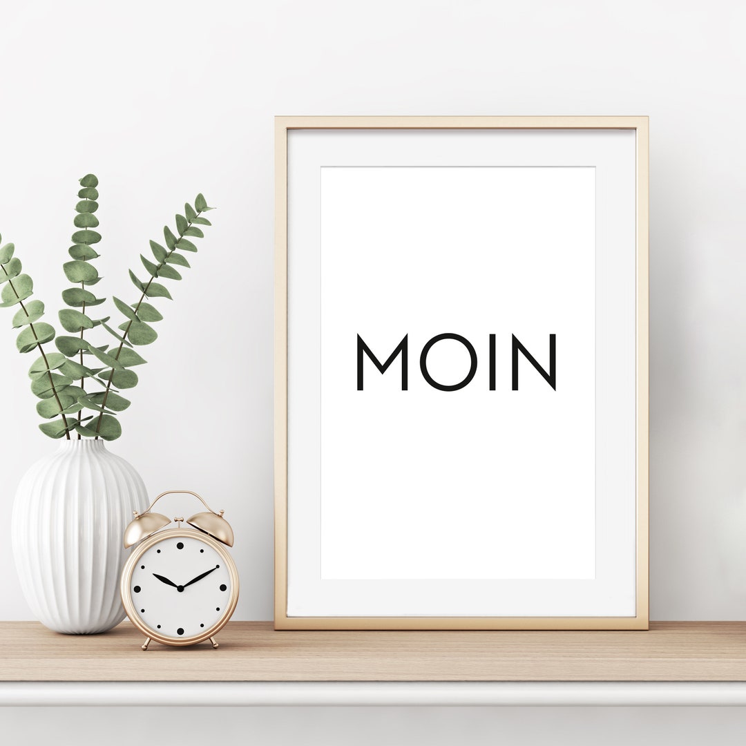 Poster moin Print Kunstdruck Digitaldruck - Etsy India