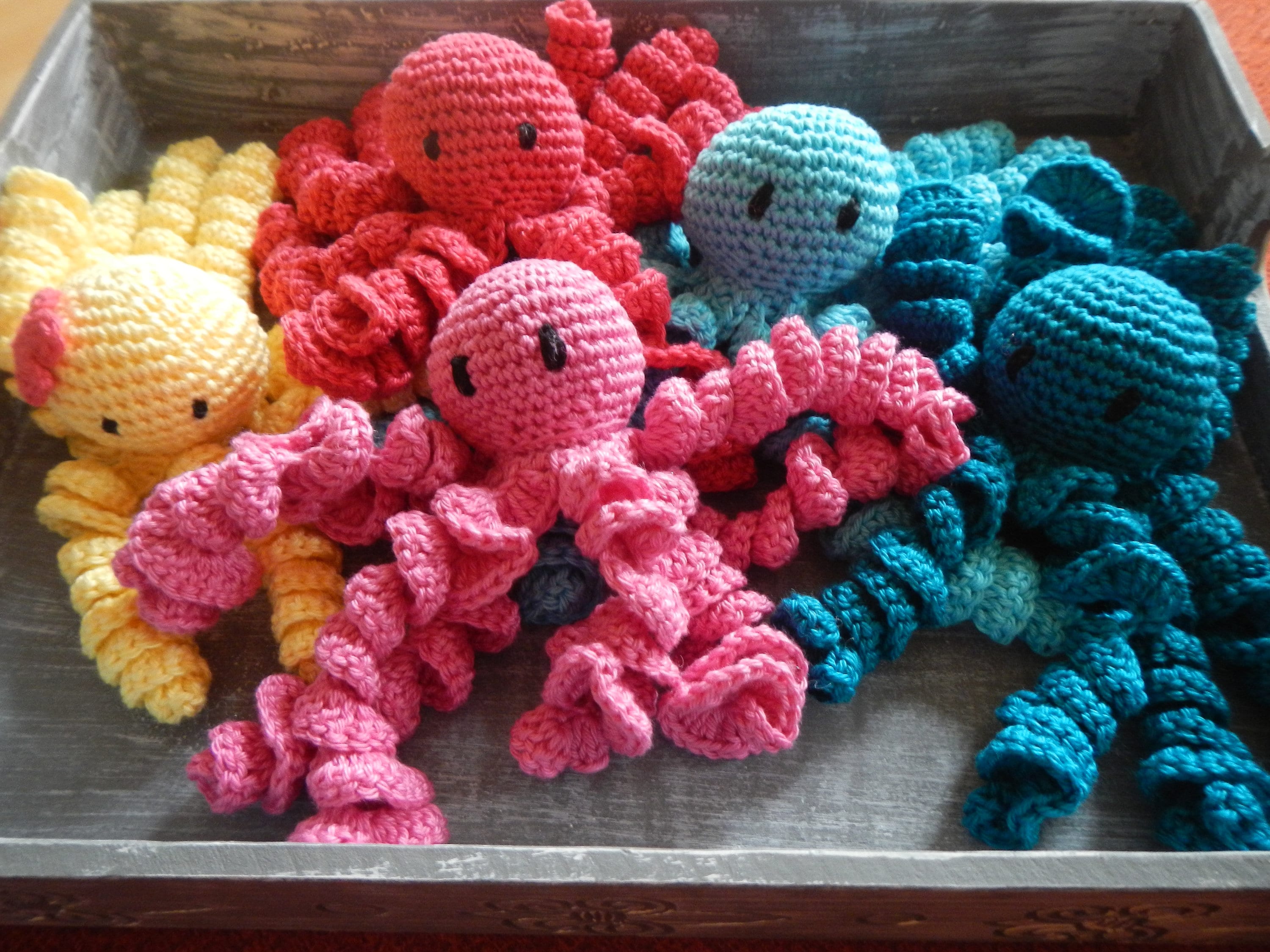 Mini pulpo, mini pulpo, color deseado - Etsy España