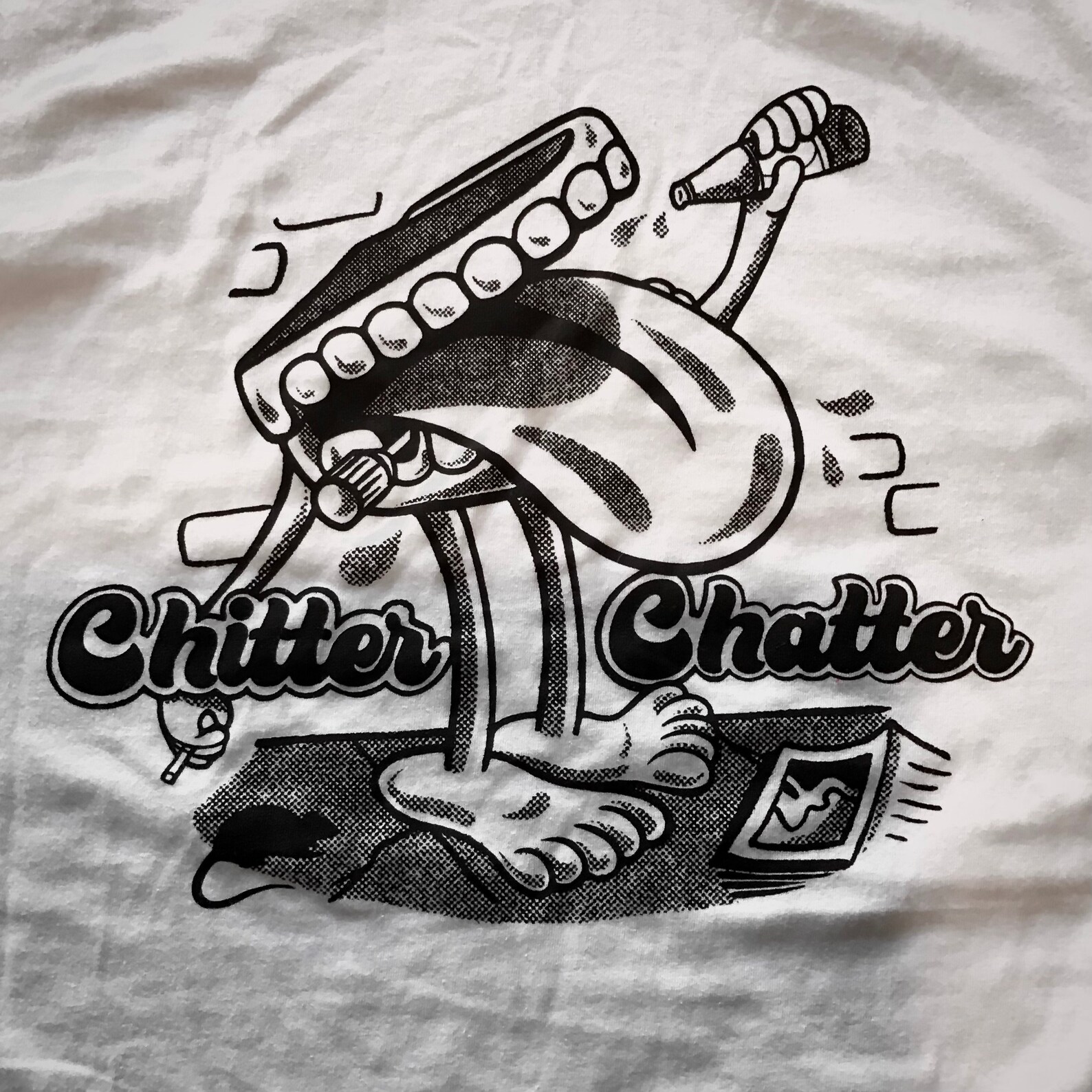 Stones Chitter Chatter Shattered Ringer T-Shirt | Etsy