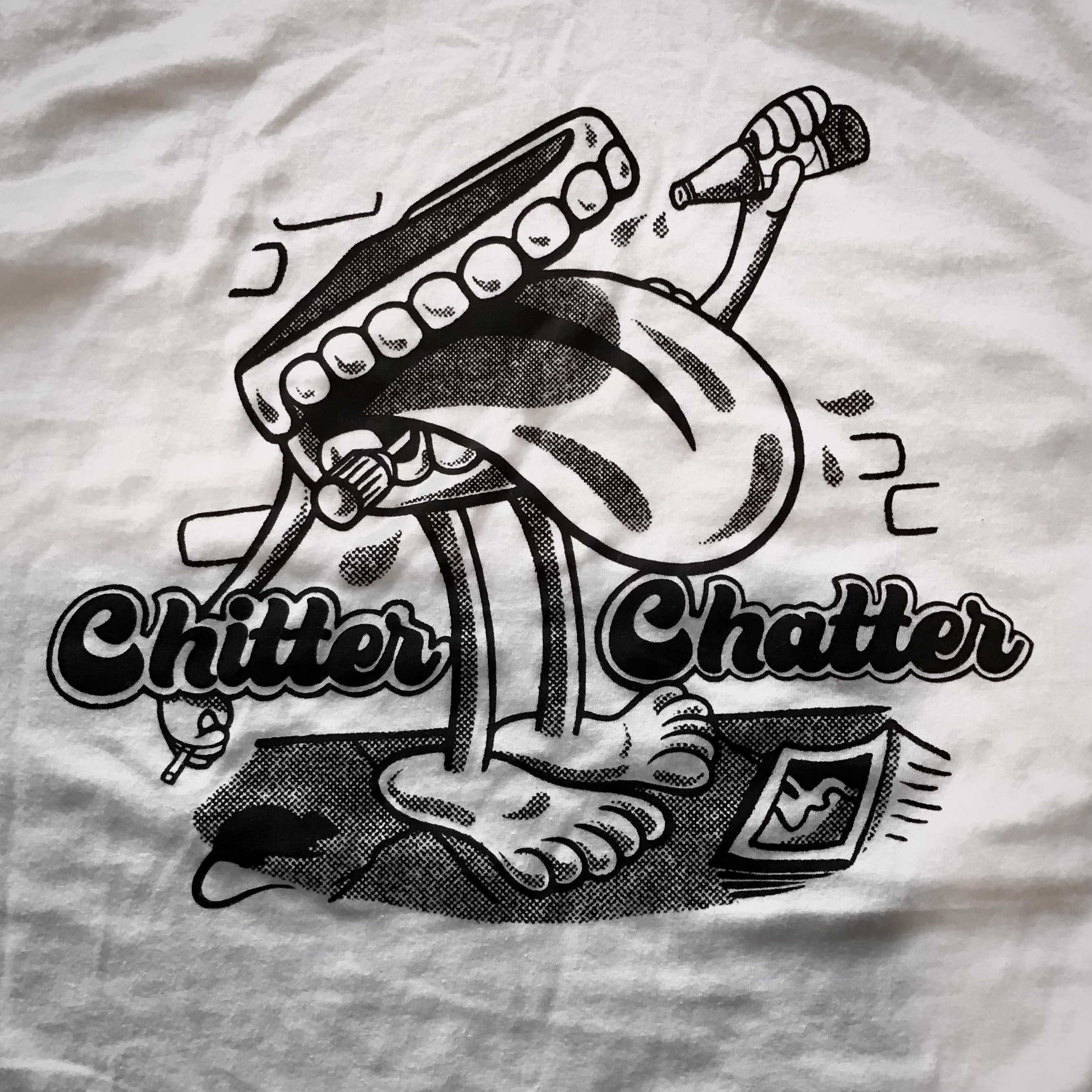 Stones Chitter Chatter Shattered Ringer T-Shirt | Etsy