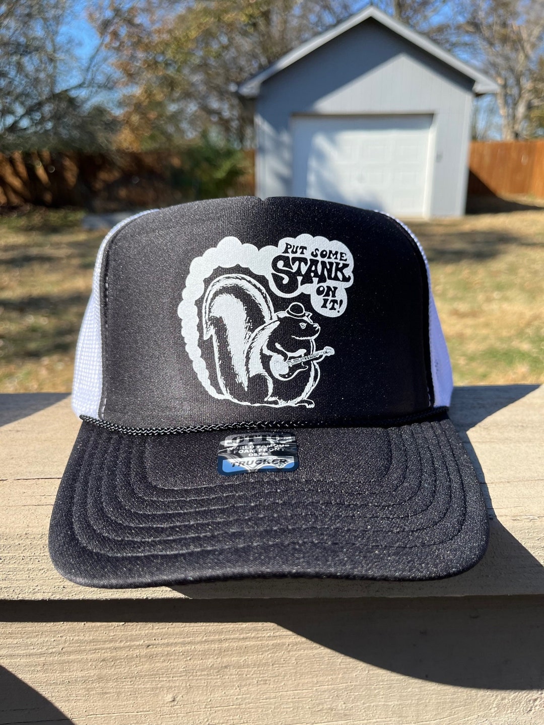 Stanky Funky Skunk Trucker Hat - Etsy