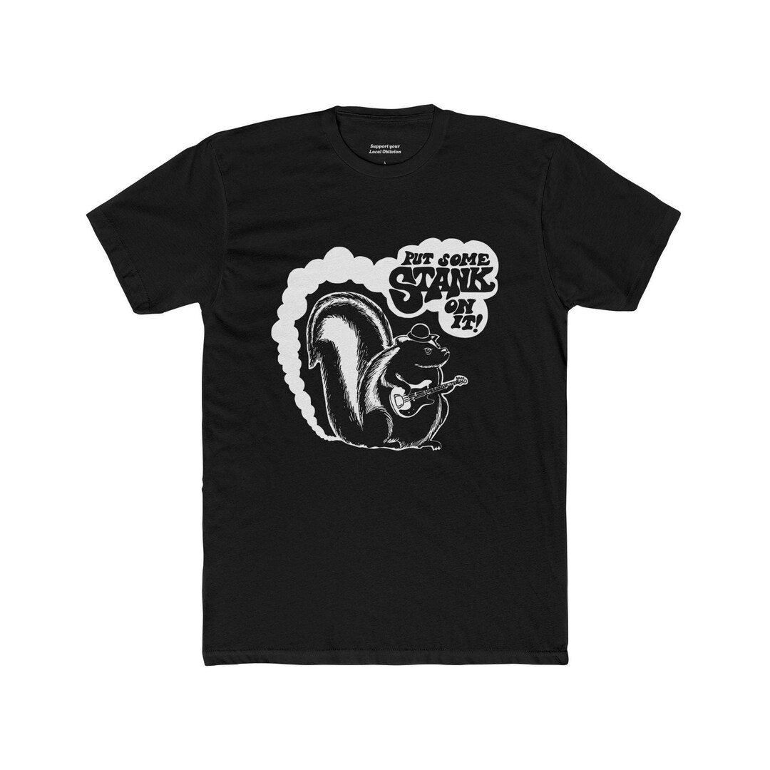Stanky Skunk Bass Player Graphic T-shirt - Put Some Stank on It - Etsy