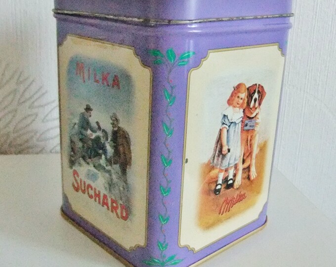 Nostalgia Can MILKA NAPS, Collection Box, Tin Can, Estimated 1990s, NO ...