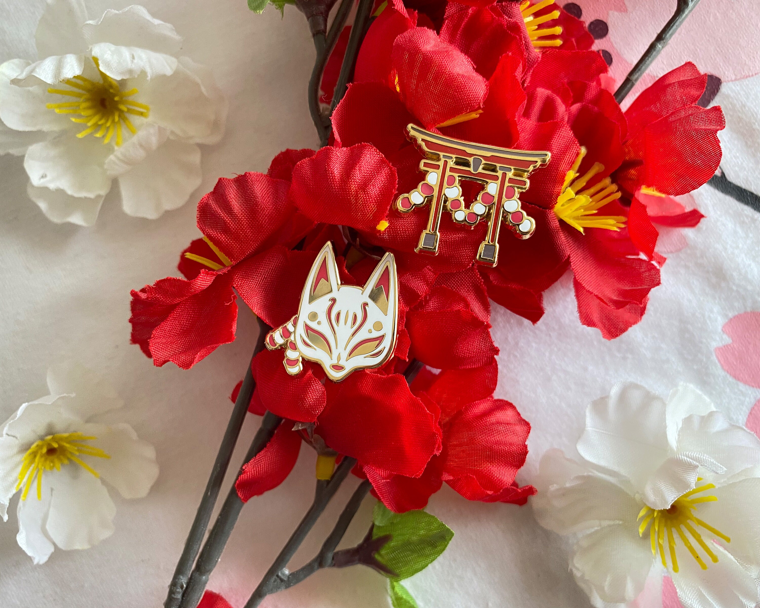 Ryujin / Dragon Enamel Pin, Japanese Folklore Mini Pins, Shrine ...