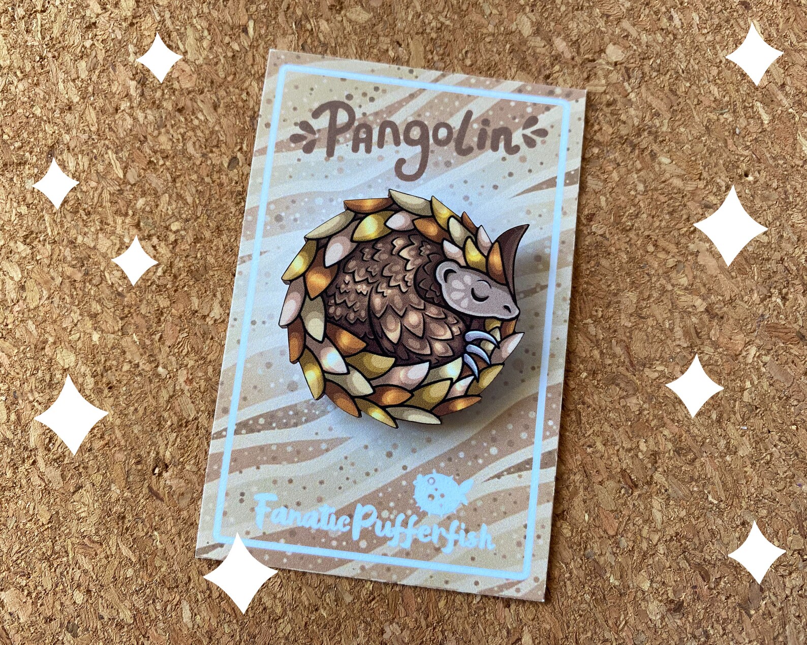 Pangolin Wooden Pin Animal Pins - Etsy