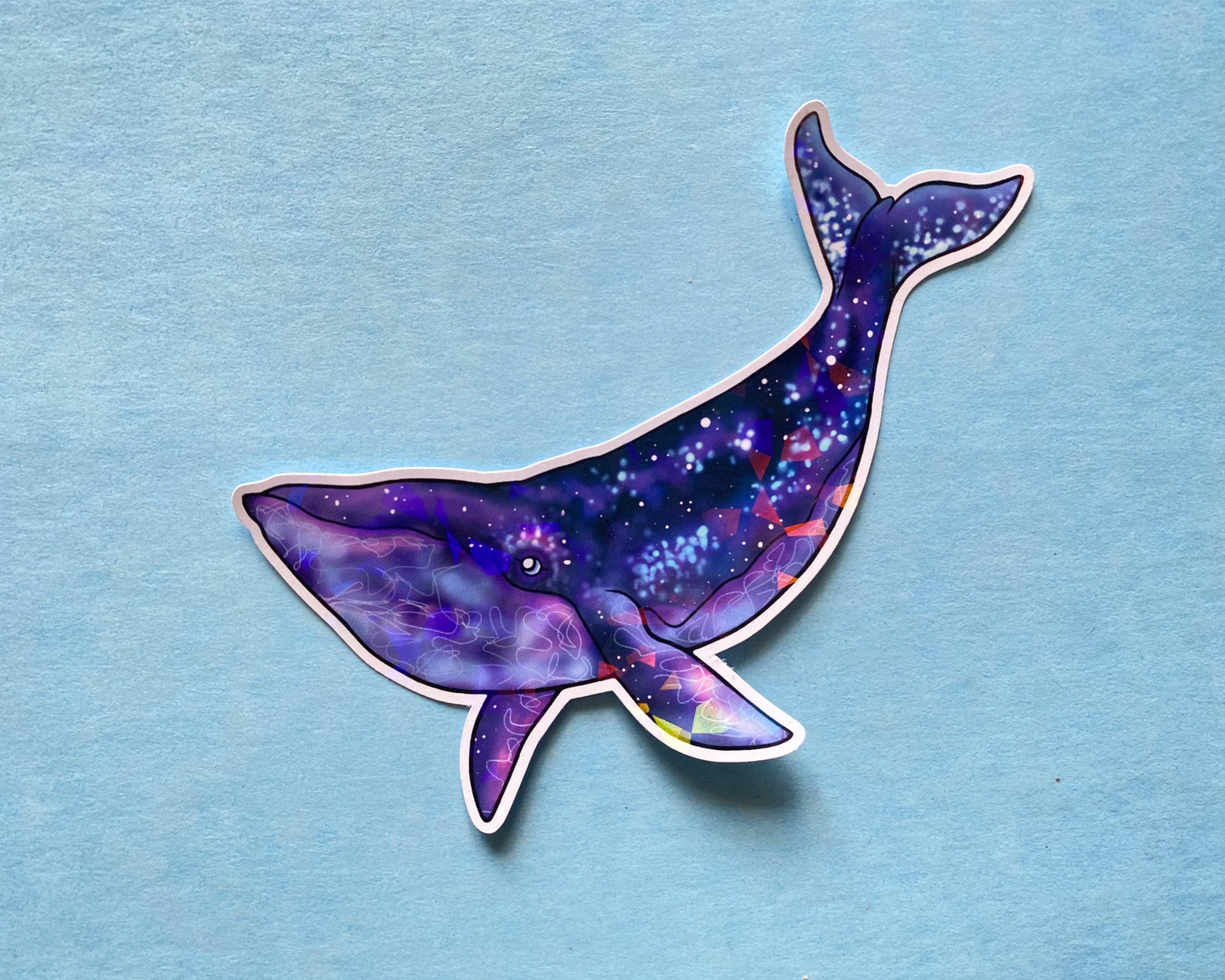 Galaxy Ocean Sticker Collection – Holographic Sea Creatures - Etsy