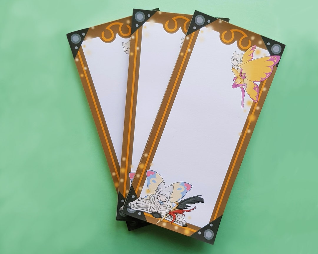 FFXIV Scholar Notepad Handmade - Etsy