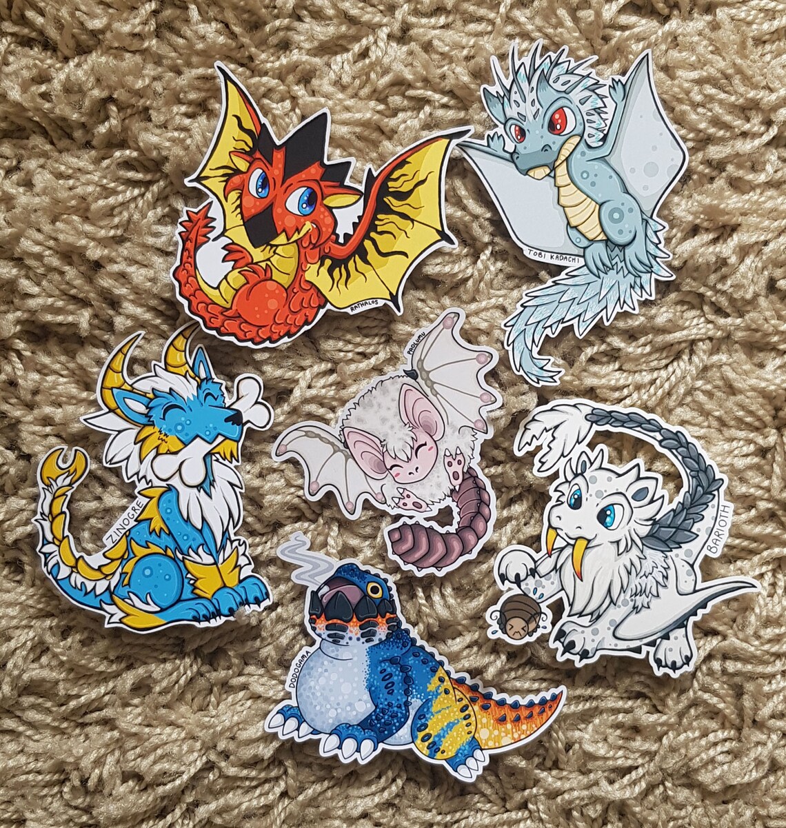 Monster Hunter Sticker Set | Etsy