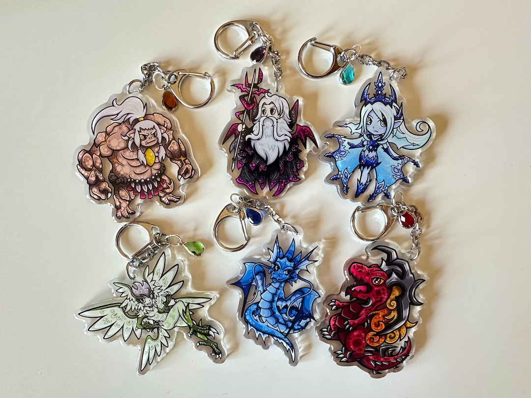 Final Fantasy Summon Avatar Primal Eikon Acrylic Charms - Etsy