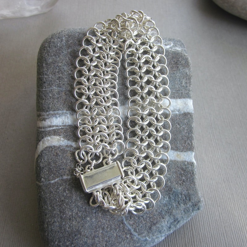 Chain Mail Bracelet - Etsy