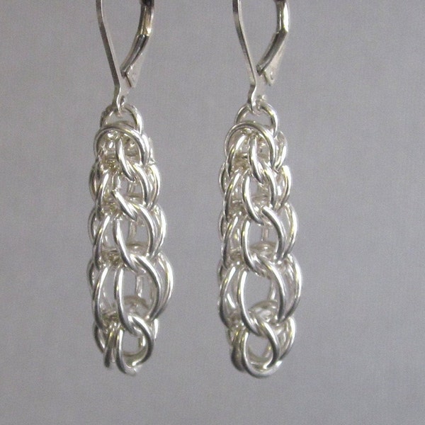 Chainmail Earrings - Etsy