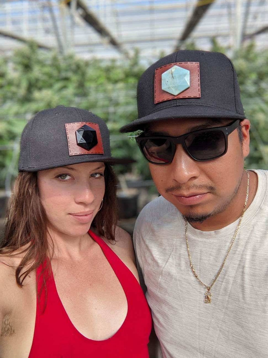 Crystal Snapback Hat, Gemstone Crystals for Men, Crystal Hat, Genuine ...