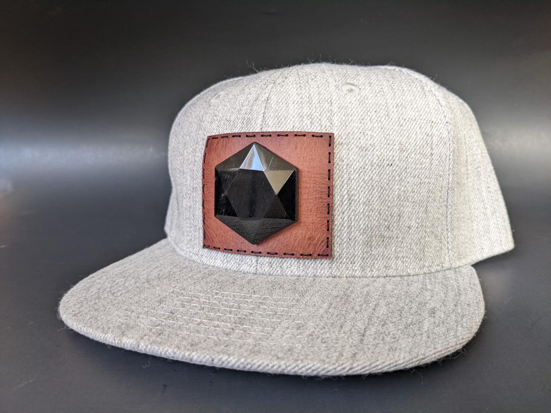 Crystal Snapback Hat, Gemstone Crystals for Men, Crystal Hat, Genuine ...