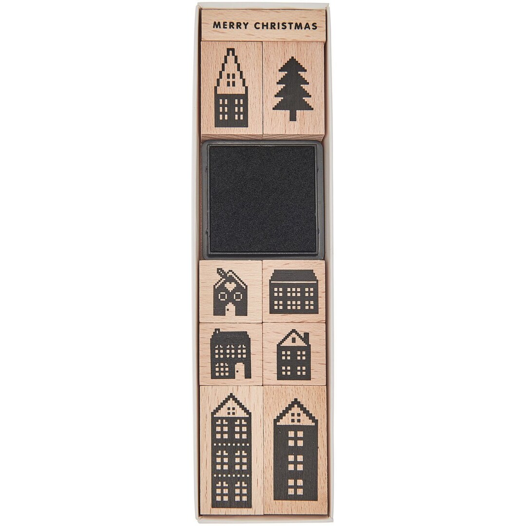 Rico Design Paper Poetry Stamp Set Houses 10 Pieces - Etsy