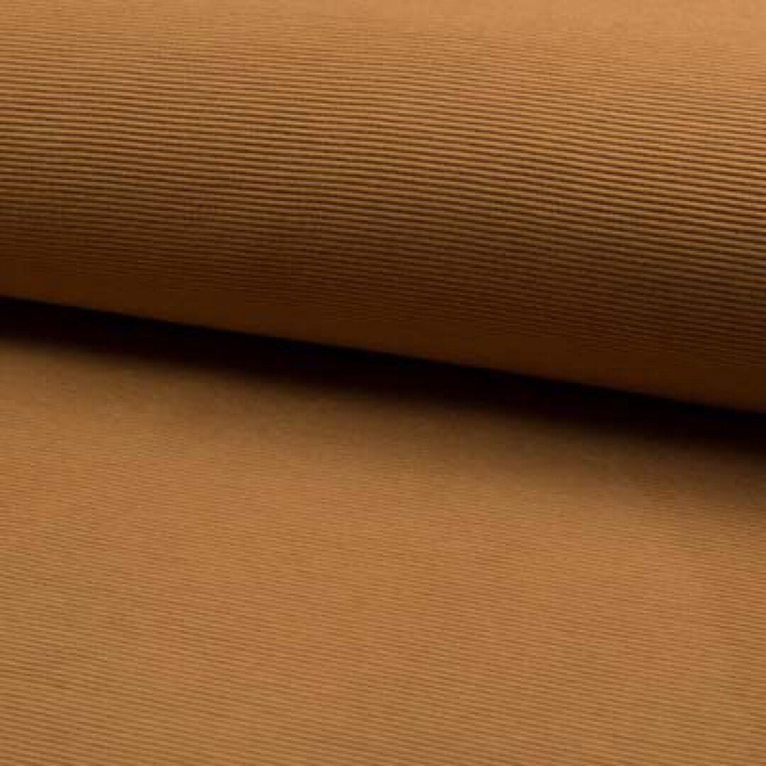 Ottoman Rib Jersey - Caramel - Etsy