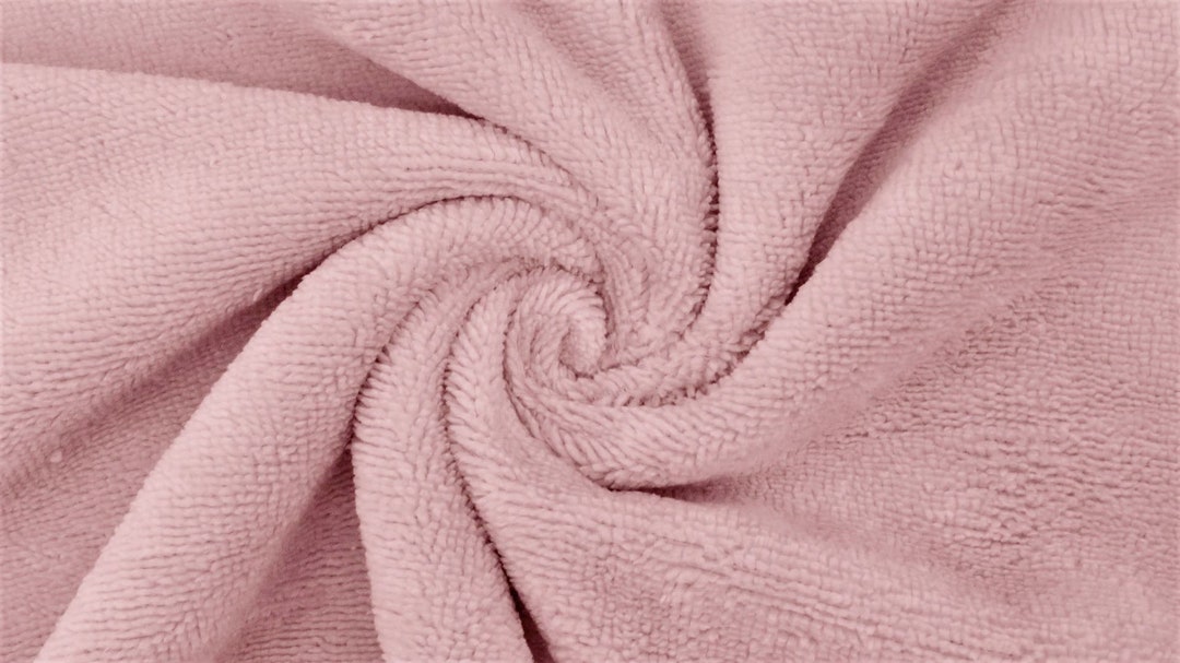 Terry Cloth Old Pink, Bamboo Terry Cloth Sold by the Meter - Etsy