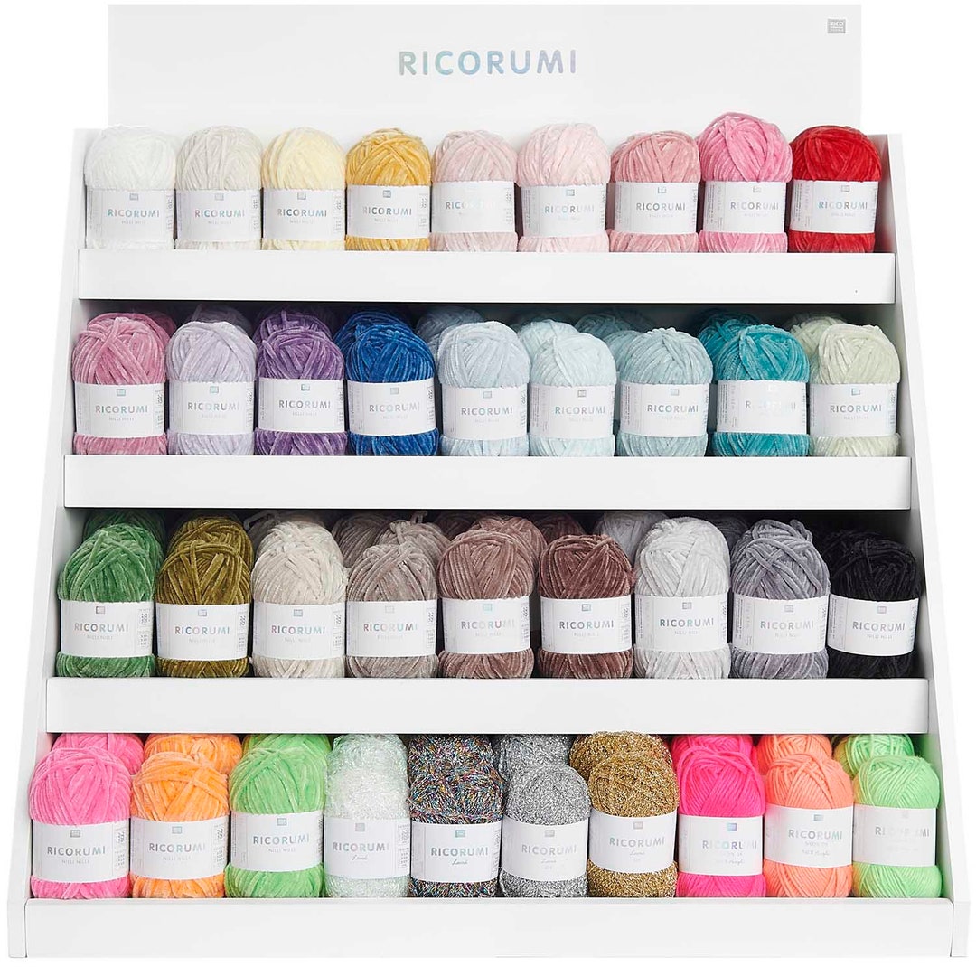 Rico Design Ricorumi Nilli Nilli 25g All Colours Chenille Yarn - Etsy
