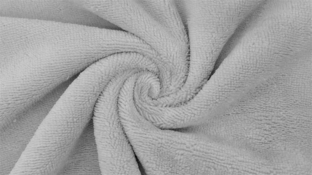 Terry Cloth Light Grey, Bamboo Terry Cloth Sold by the Meter - Etsy