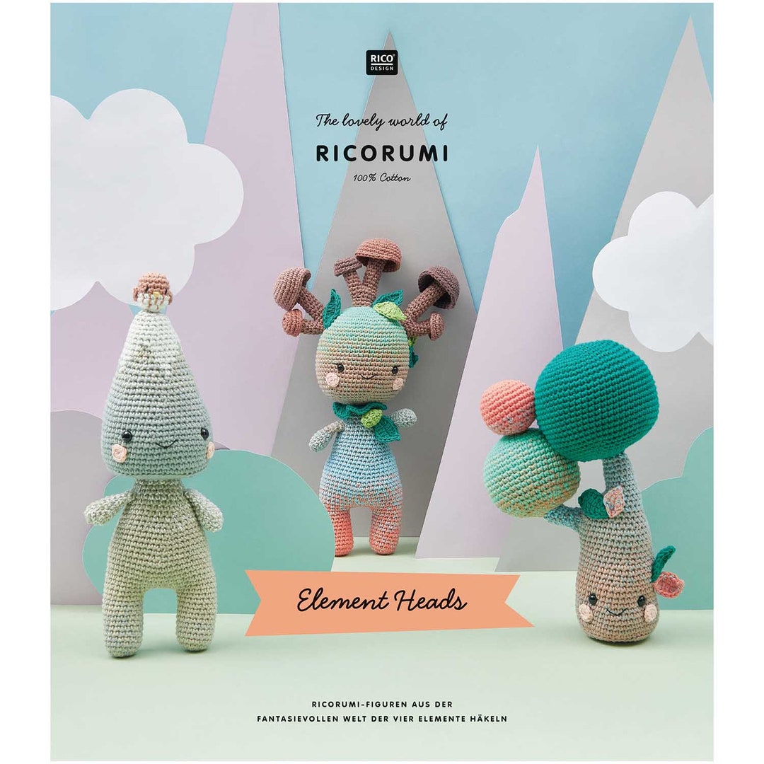 Rico Design Ricorumi Element Heads Crochet Pattern German - Etsy