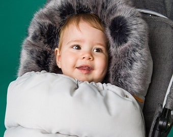 Universal Baby Stroller Cosy Toes Liner Buggy Padded Luxury Footmuff ...